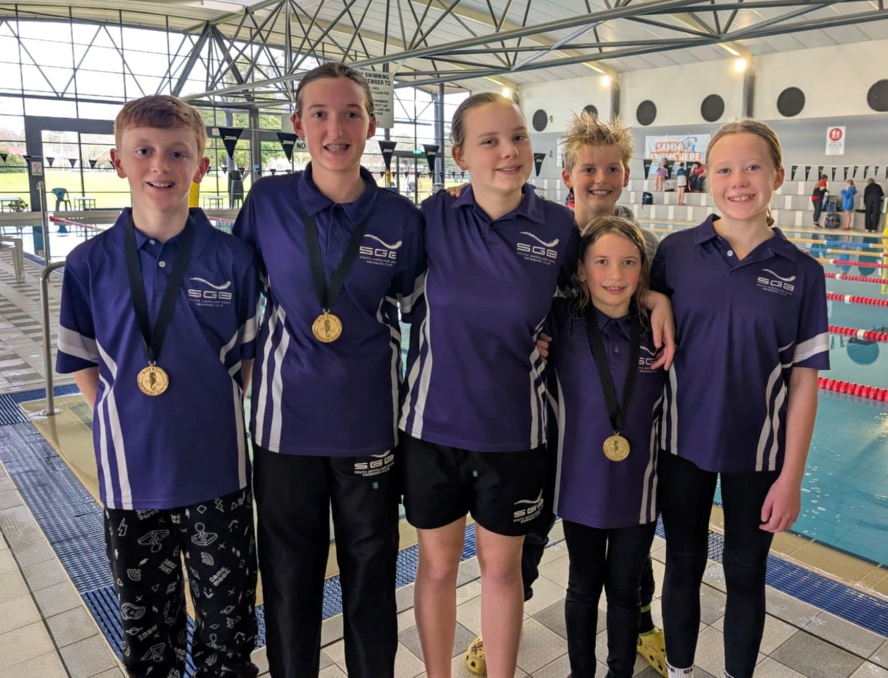 SGB team compete at Geoff Peterson Memorial Swim Meet